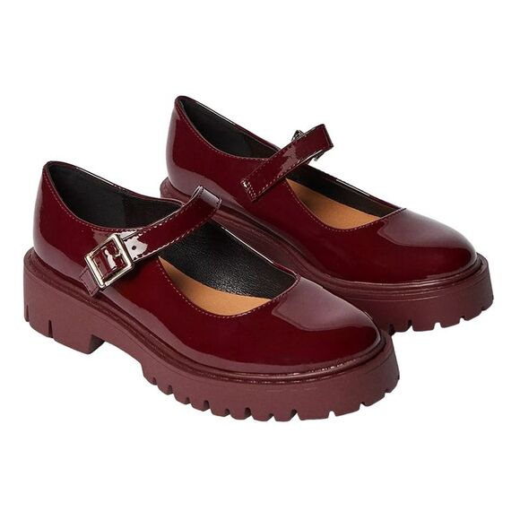 Faith | Shoes | Faith Womensladies Naevia Chunky Heel Mary Janes ...